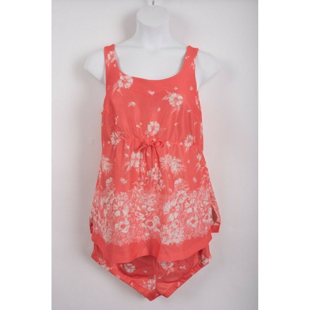 Vintage Marian Sue Womens Swim Bathing Suit Dress Set… - Gem